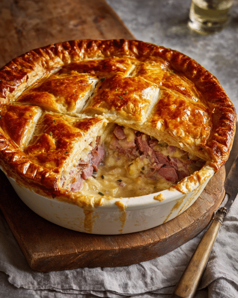 Corned Beef & Potato Pie – A Hearty British Classic Made Easy – feasttrove